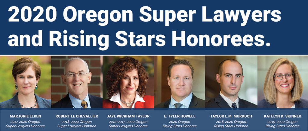 Six Buckley Law Attorneys Selected as 2020 Oregon Super Lawyers and ...